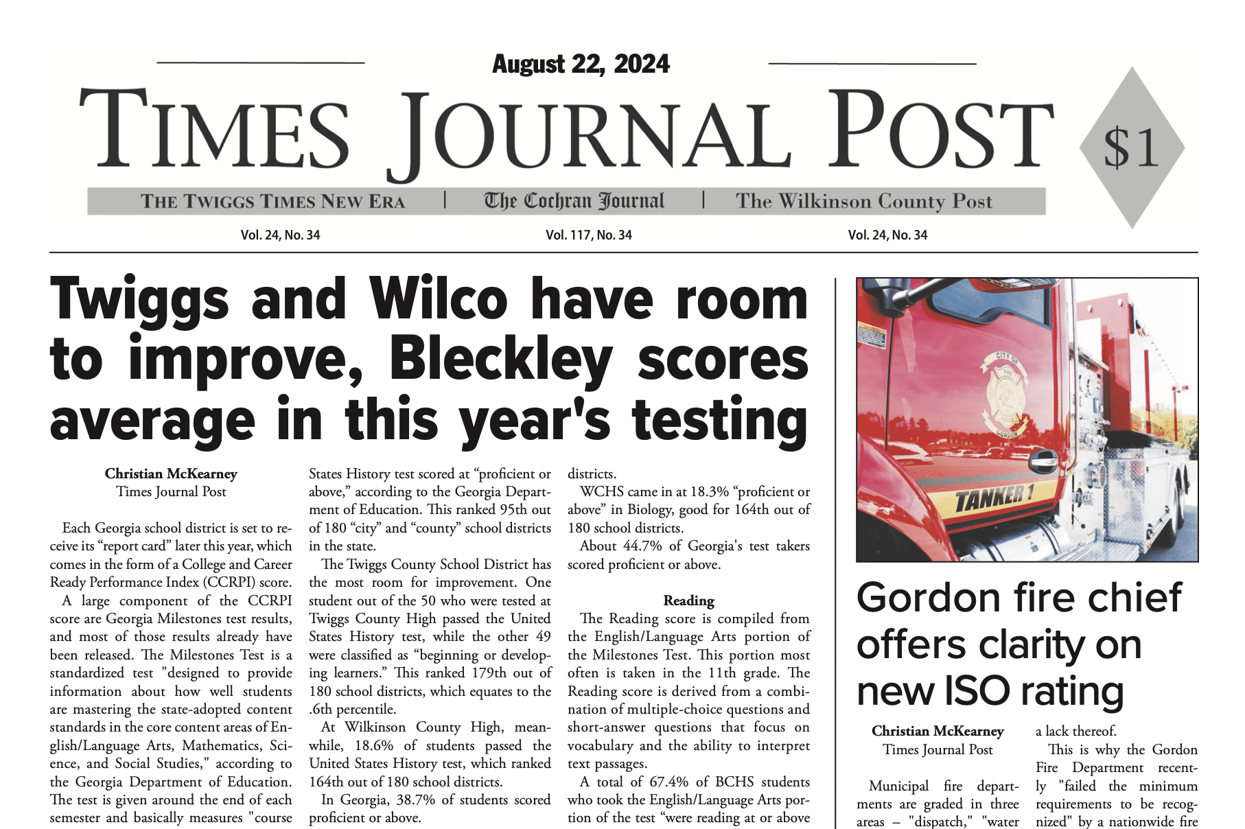 Times Journal Post — Aug. 22, 2024 – Times Journal Post