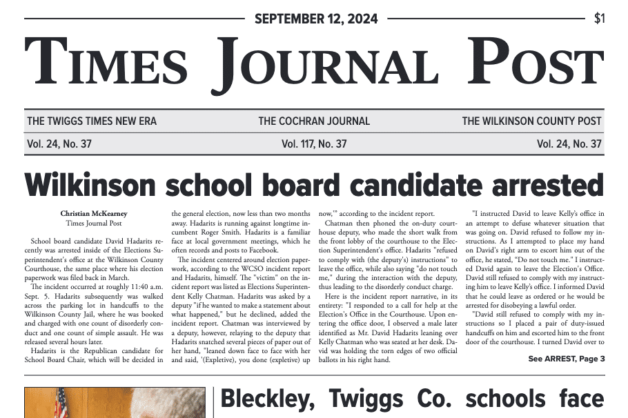 Times Journal Post — Sept. 12, 2024 – Times Journal Post