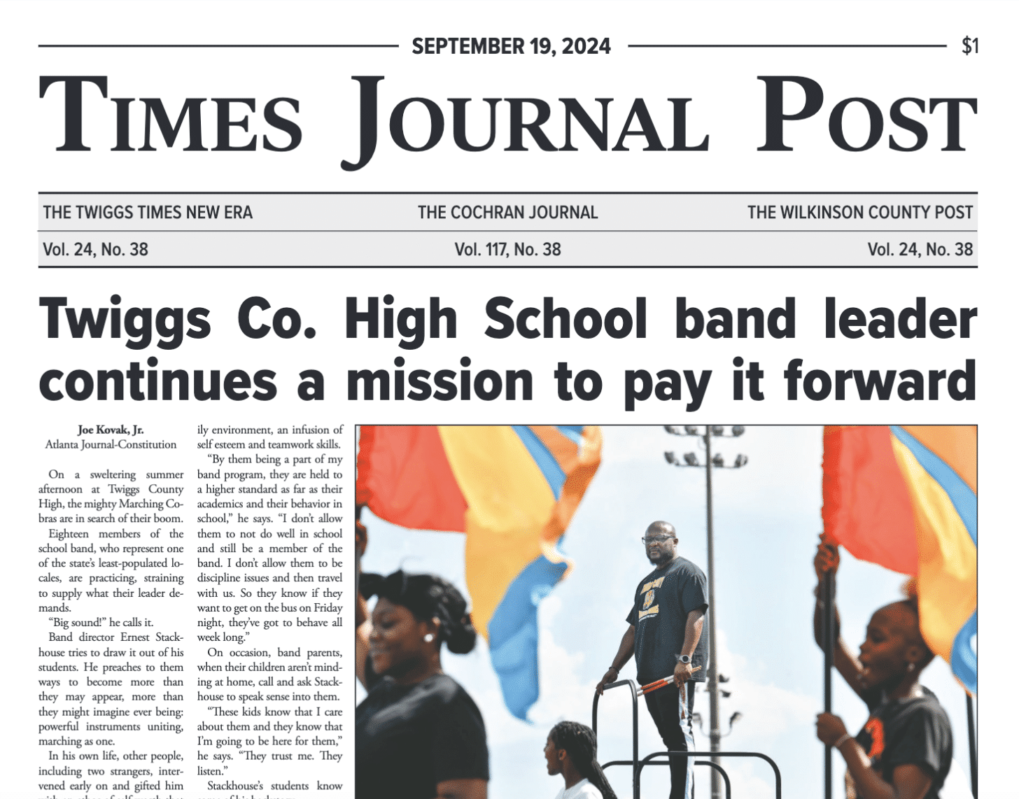 Times Journal Post — Sept. 19, 2024 – Times Journal Post