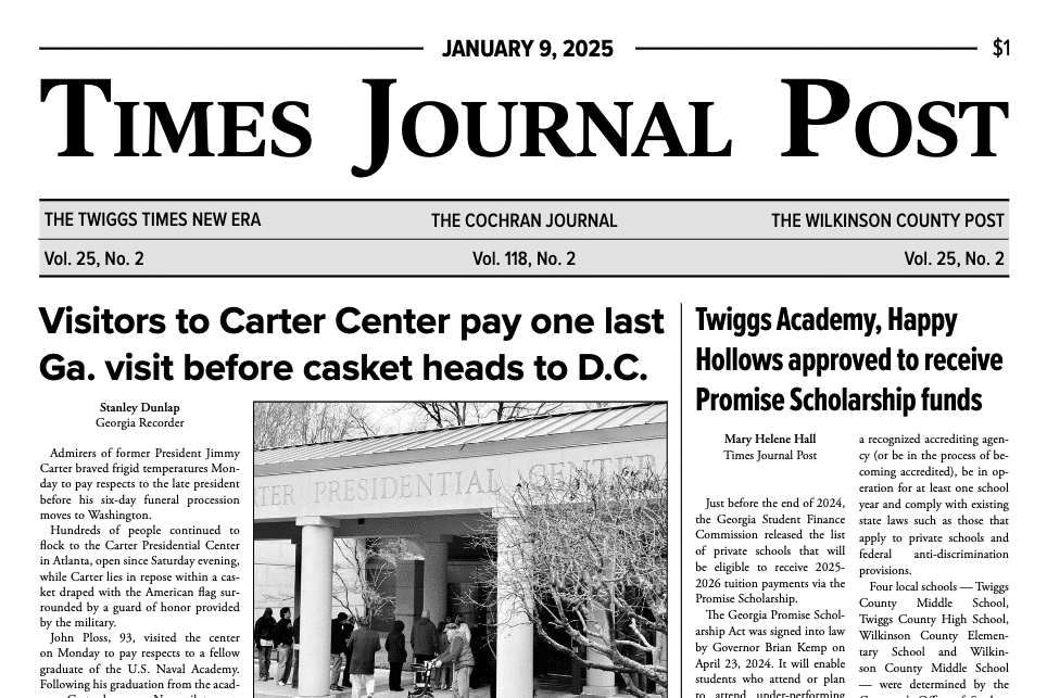 Times Journal Post — Jan. 9, 2025 – Times Journal Post