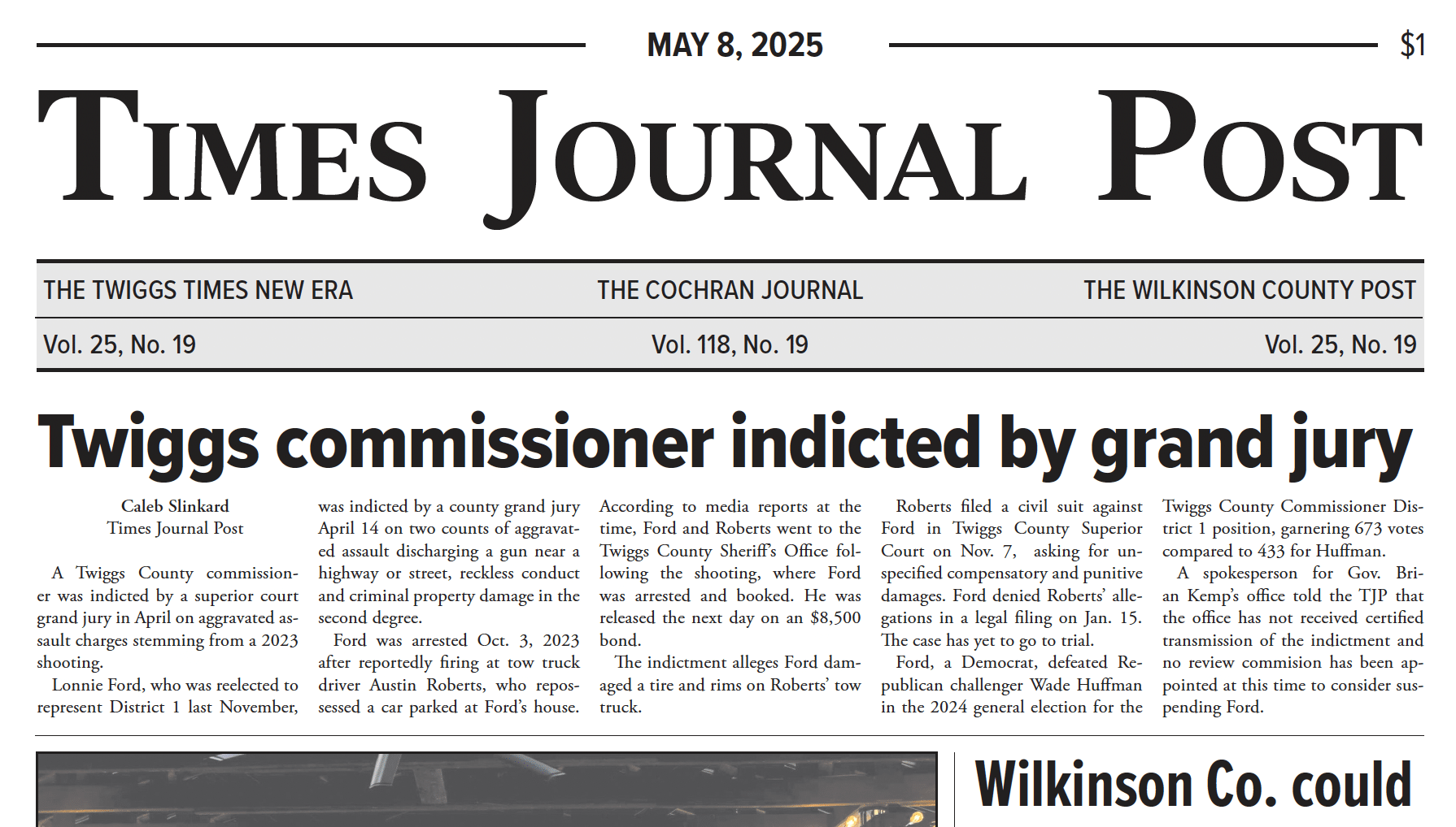 Times Journal Post — May 8, 2025 – Times Journal Post